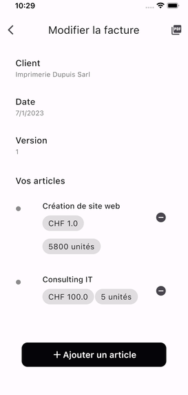 Magic Heidi : application de facturation pour la Suisse